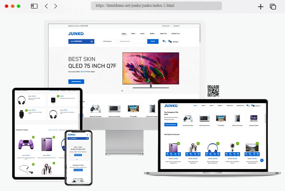 Top 10 eCommerce Website Templates for Electronics in 2025 - freshDesignweb