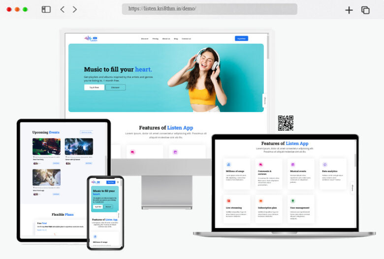 25 Best Music Website Templates Free & Premium - freshDesignweb