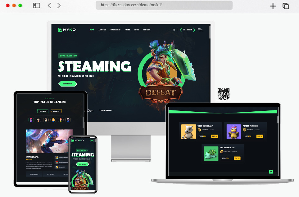 10+ Best Gaming Website Templates for 2025 - freshDesignweb