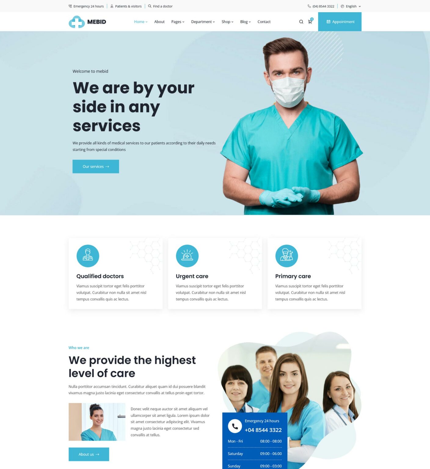 50 Best Medical & Hospital Website Templates 2023 - freshDesignweb