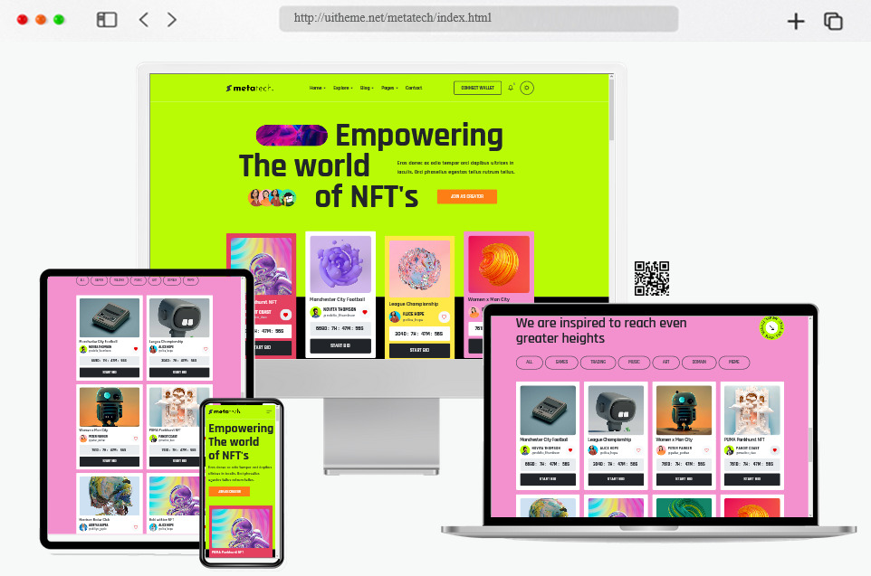 Top 10+ Modern NFT Marketplace Website Templates for 2025 - freshDesignweb