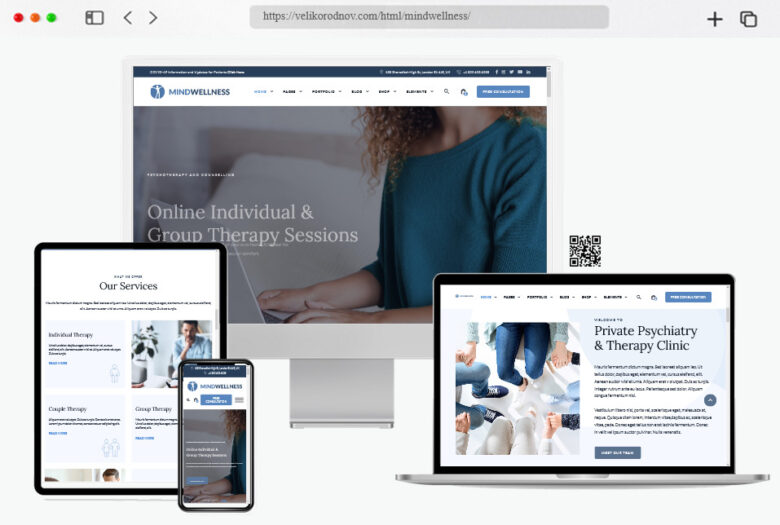 9 Best Psychology & Counseling Website Templates 2024 - freshDesignweb