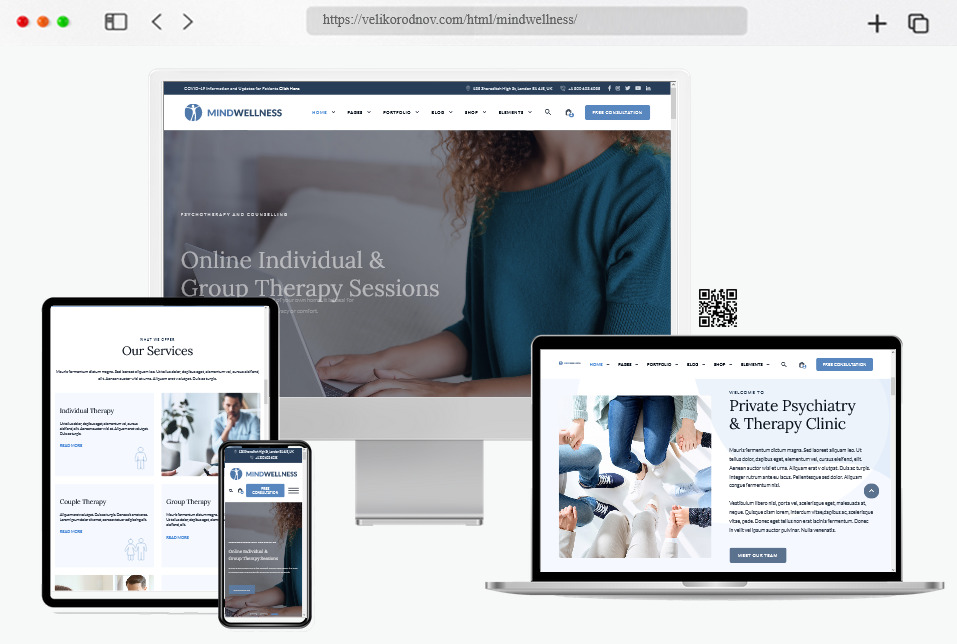 9 Best Psychology & Counseling Website Templates 2024 - freshDesignweb