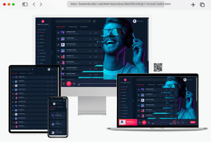 25 Best Music Website Templates Free & Premium - freshDesignweb