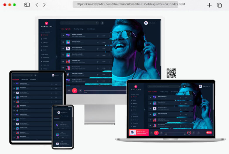 25 Best Music Website Templates Free & Premium - freshDesignweb