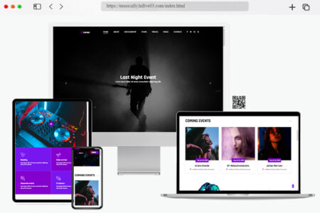 25 Best Music Website Templates Free & Premium - freshDesignweb
