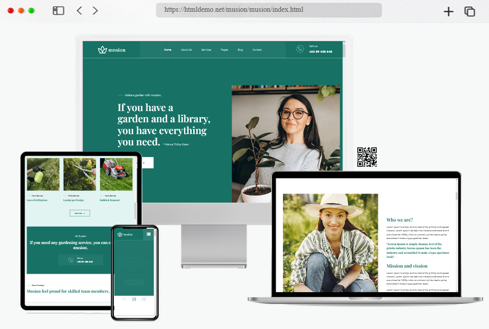 10+ Best Gardening and Landscaping Website Templates 2025 - freshDesignweb