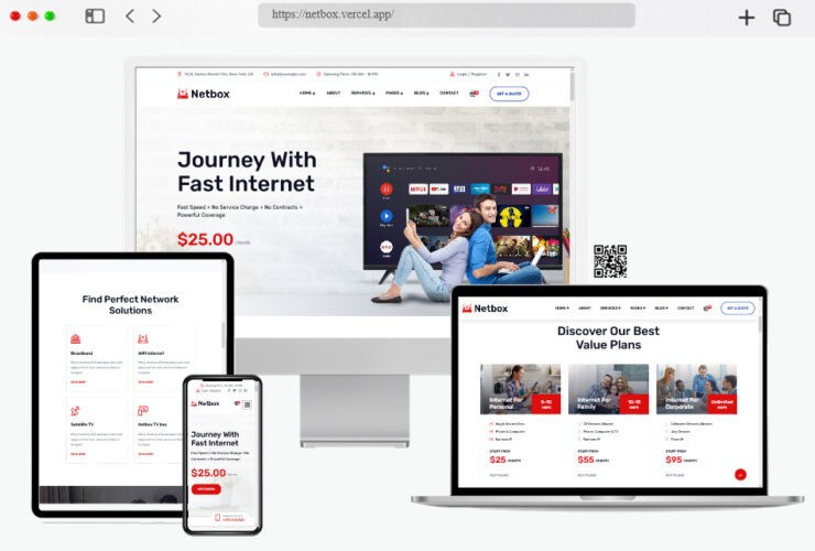 10+ Best Broadband & Internet Provider Website Templates 2025 ...