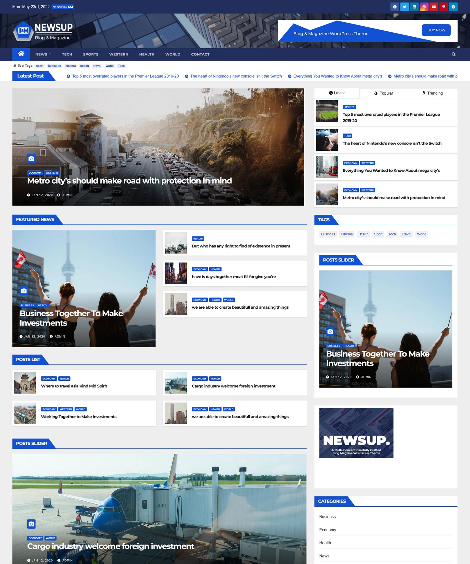 42 Best Free News & Magazine WordPress Themes 2024 - freshDesignweb