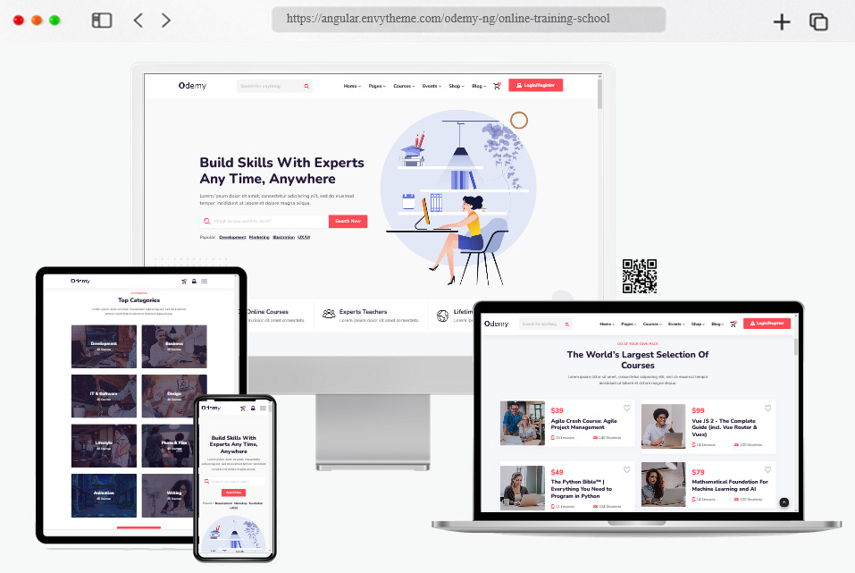 30+ Best Online Courses Website Templates for 2025 - freshDesignweb
