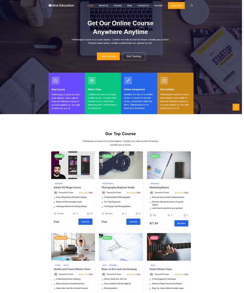 33 Best Free Education WordPress Themes 2024 - freshDesignweb