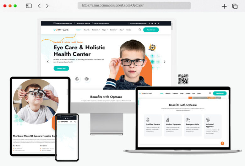10+ Best Eye Care & Optometrist Website Templates 2025 - freshDesignweb