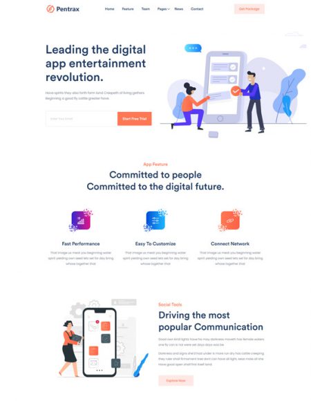 40 Best Free PSD Website Templates 2024 - freshDesignweb