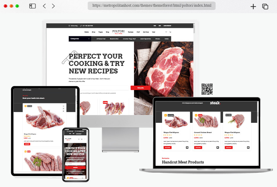 9 Best Meat Shop Website Templates 2024 – freshDesignweb