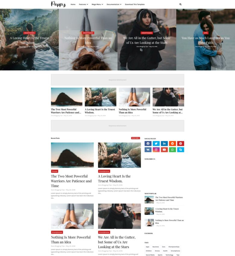 80+ Best Free Blogger Templates for 2025 – freshDesignweb