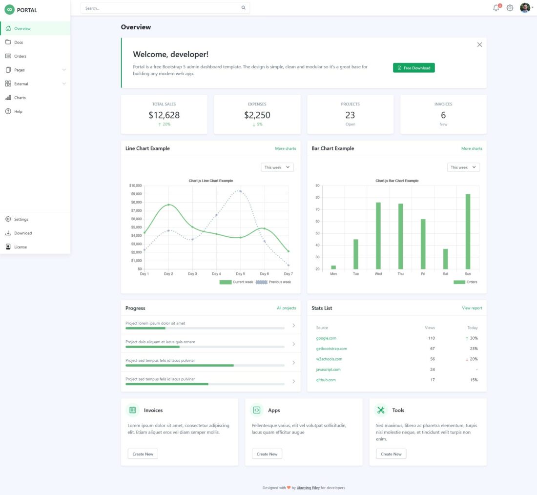 40+ Free Admin Templates: A Comprehensive Guide for 2024 – freshDesignweb