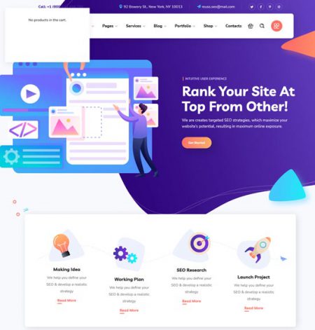 45 Best SEO & Digital Marketing WordPress Themes 2023 - freshDesignweb