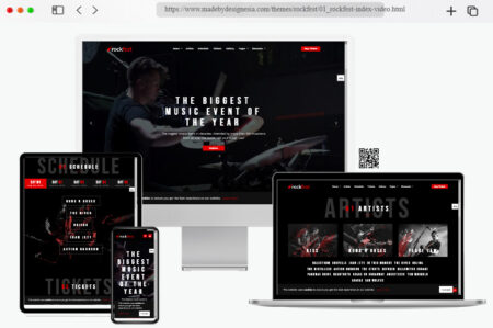 25 Best Music Website Templates Free & Premium - freshDesignweb