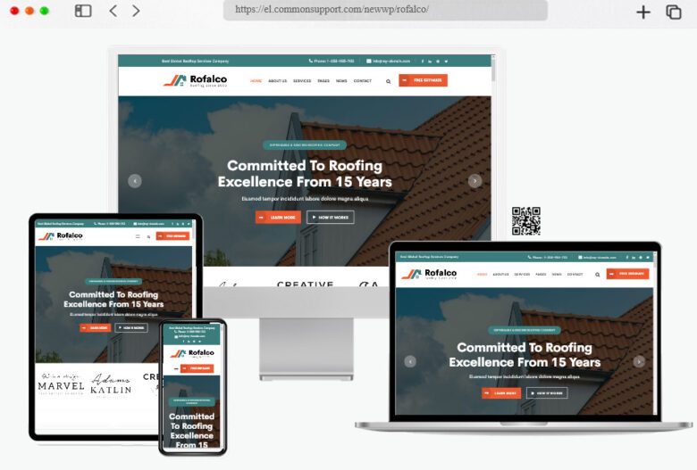 2024's Best Roofing Services WordPress Themes - freshDesignweb