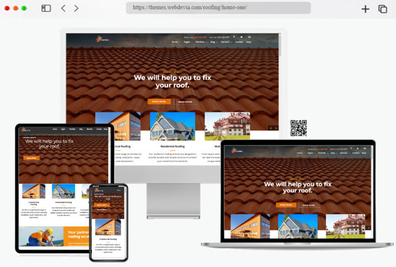 2024's Best Roofing Services WordPress Themes - freshDesignweb