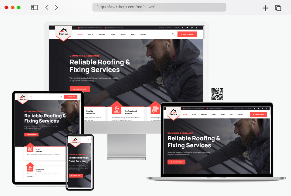 2024's Best Roofing Services WordPress Themes - freshDesignweb