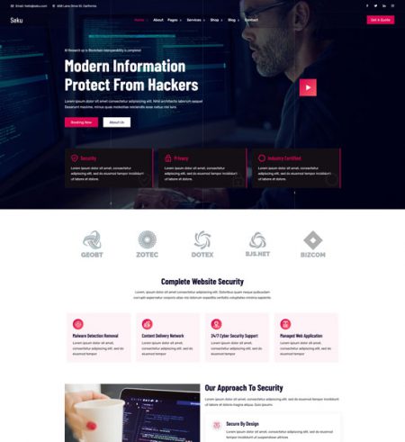 30 Best IT Company Website Templates 2024 - freshDesignweb