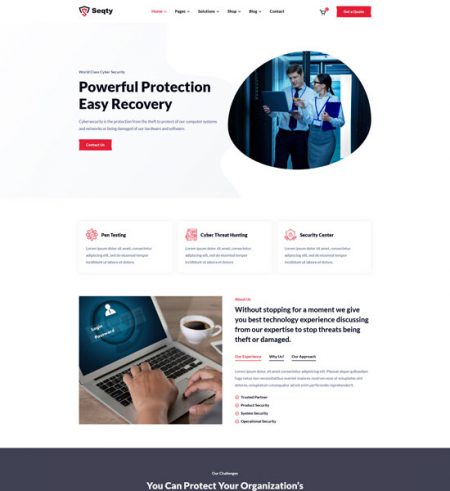 30 Best IT Company Website Templates 2024 - freshDesignweb