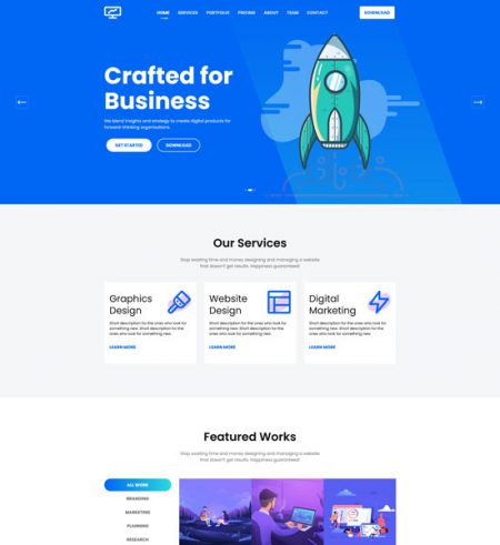 20+ Best Free Landing Page Templates for 2025 - freshDesignweb