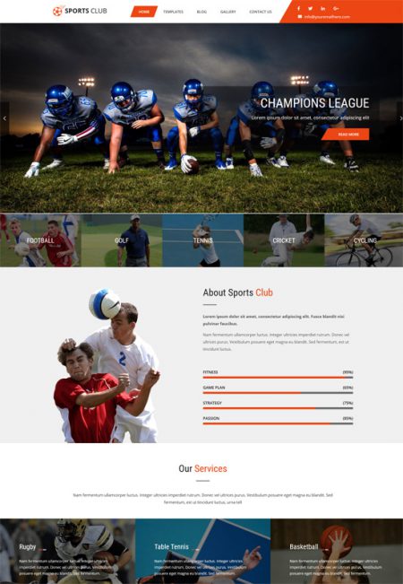 10+ Best Free Sports WordPress Themes for 2025 – freshDesignweb