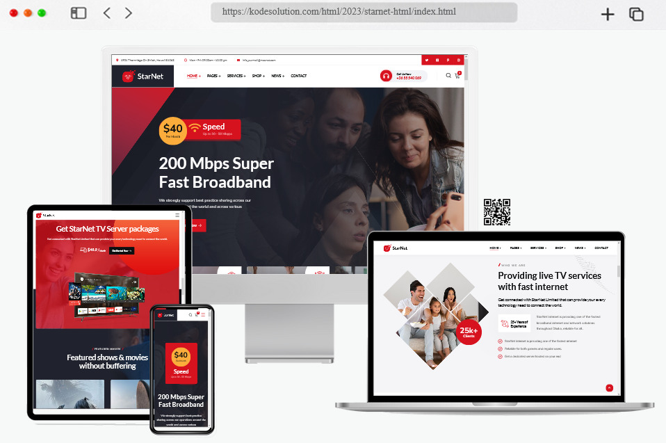 10+ Best Broadband & Internet Provider Website Templates 2025 ...