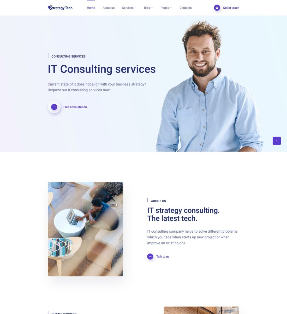 30 Best IT Company Website Templates 2024 - freshDesignweb