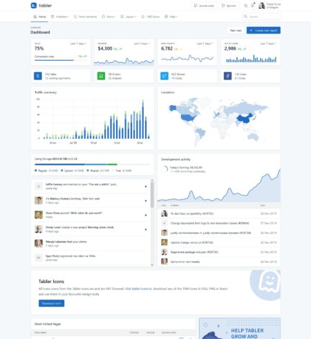 40+ Best Free Admin Templates for 2026 – freshDesignweb