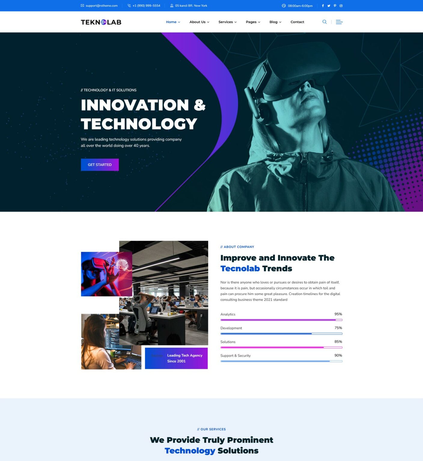 30+ Best IT Company Website Templates for 2026 – freshDesignweb