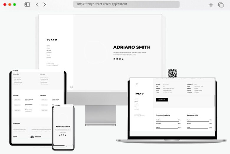10+ Best HTML Resume Website Templates 2024 - freshDesignweb