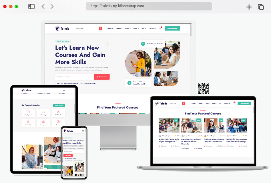 30+ Best Online Courses Website Templates for 2025 - freshDesignweb