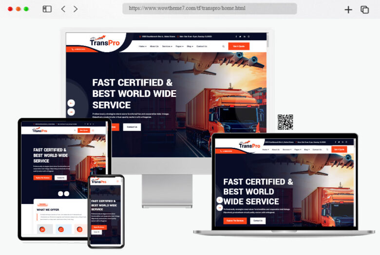 22 Best Transport & Logistics Website Templates 2024 - freshDesignweb