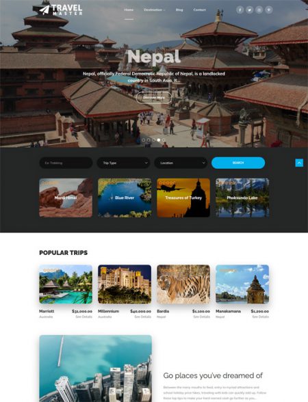 33 Best Free Travel WordPress Themes for Tour Trips Blog – freshDesignweb