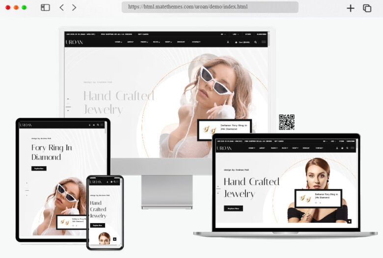 10 Best Jewelry Website Templates 2024 - freshDesignweb