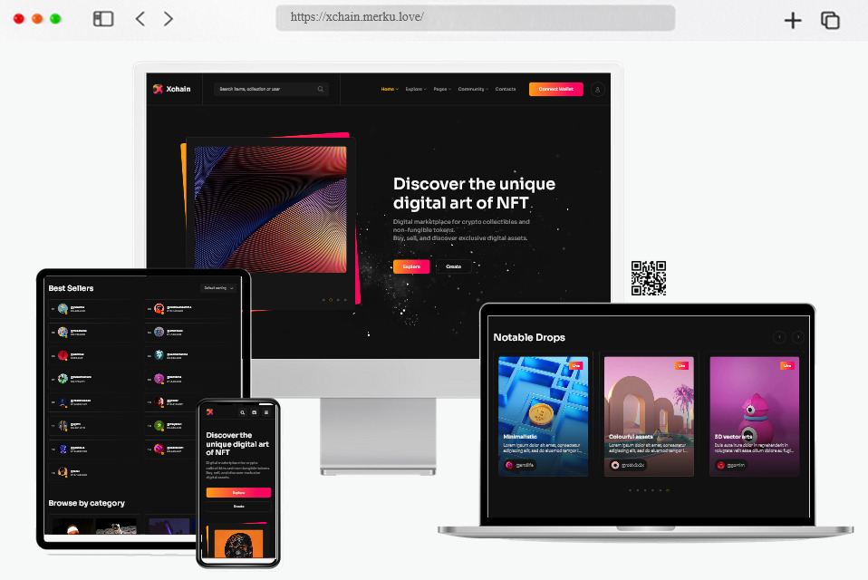 Top 10+ Modern NFT Marketplace Website Templates for 2025 - freshDesignweb