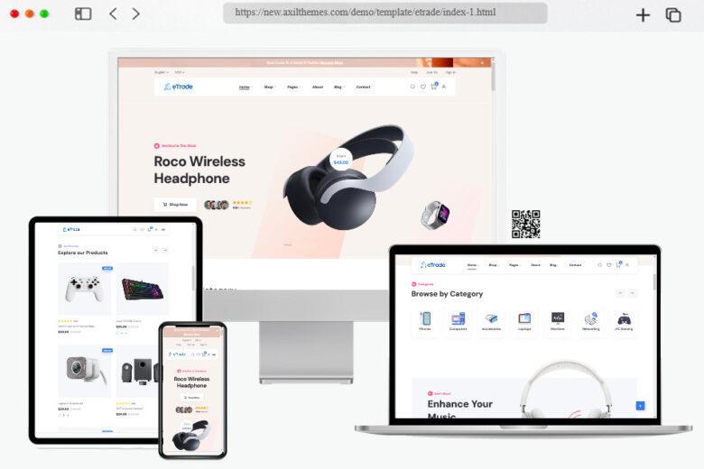 Top 10 eCommerce Website Templates for Electronics in 2025 - freshDesignweb