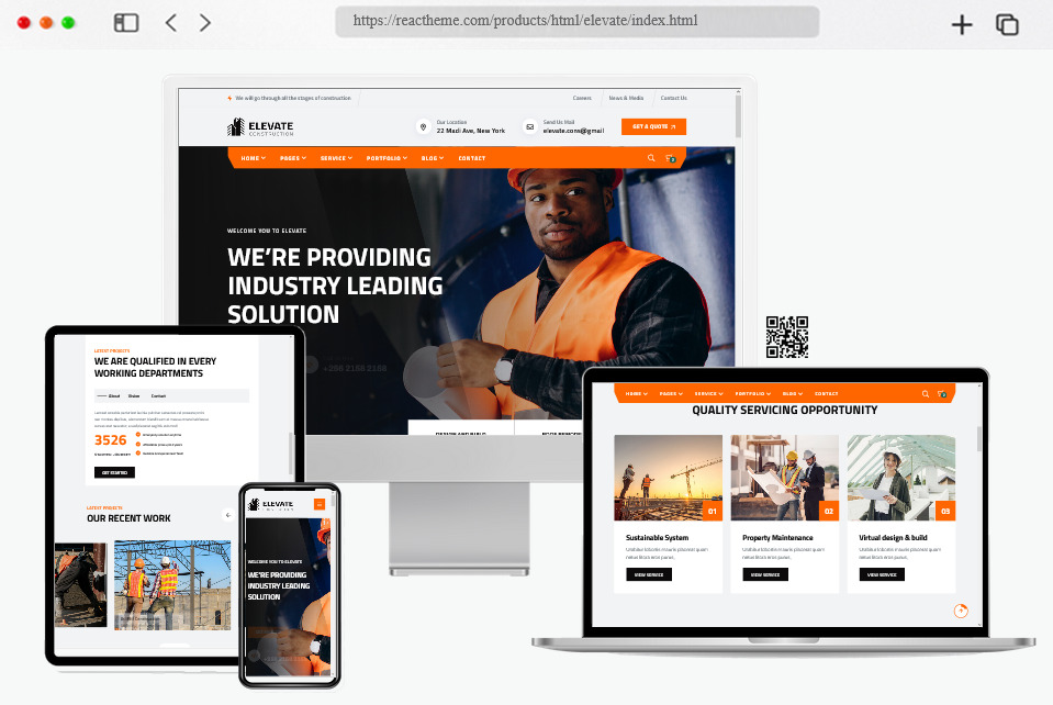 25 Best Construction Website Templates 2024 - freshDesignweb