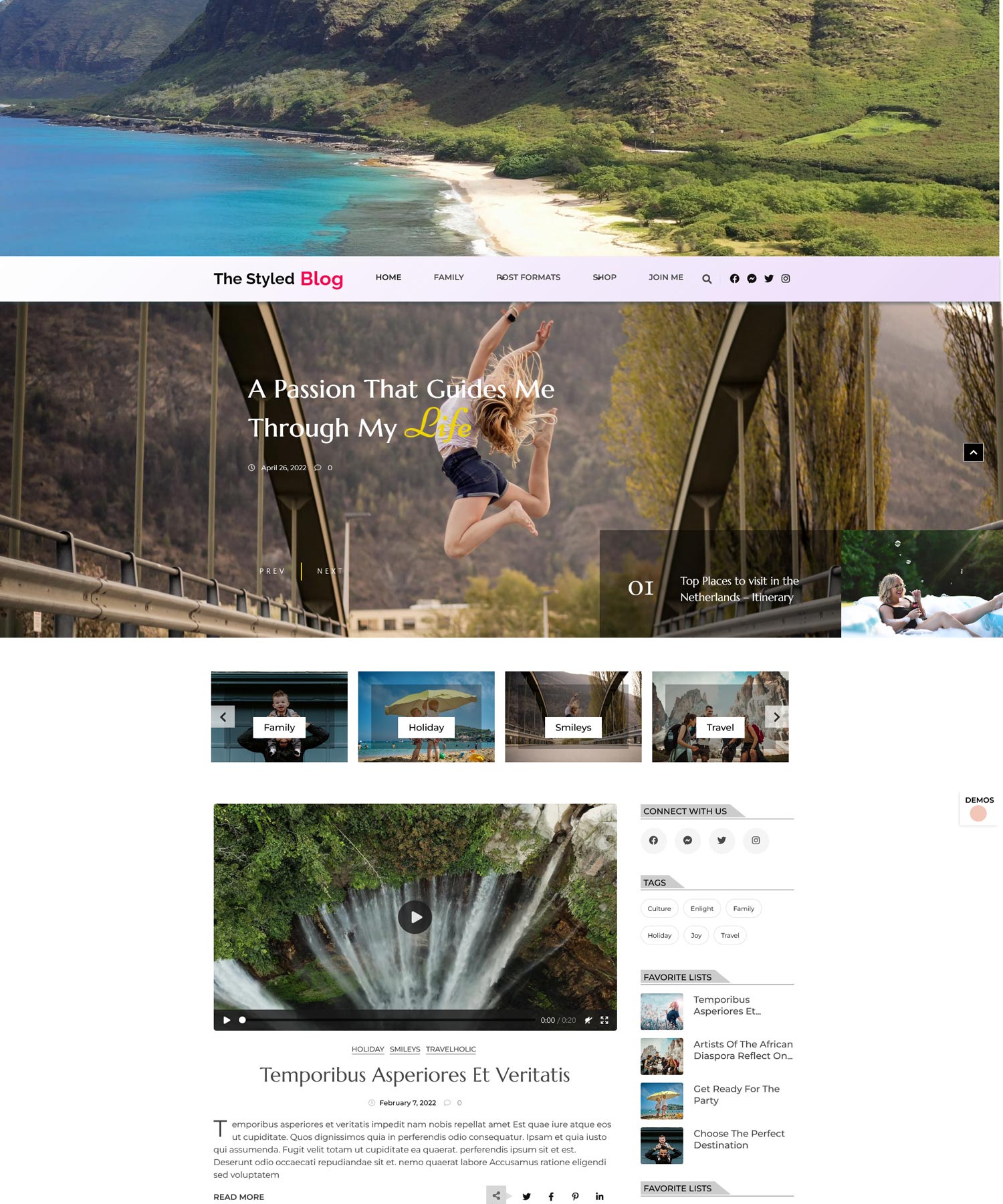 30 Best Free Blog WordPress Themes for Blogger - freshDesignweb