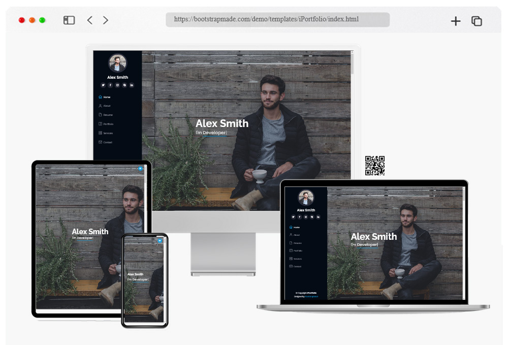 iPortfolio - Free Resume Bootstrap Template - freshDesignweb iPortfolio - Free Resume Bootstrap Template - freshDesignweb