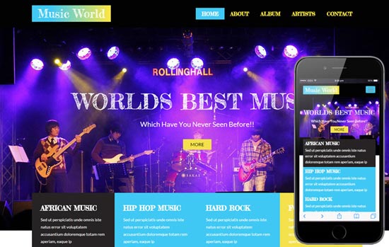 80+ Best Music Website Templates 2021 - Page 2 of 3 - freshDesignweb